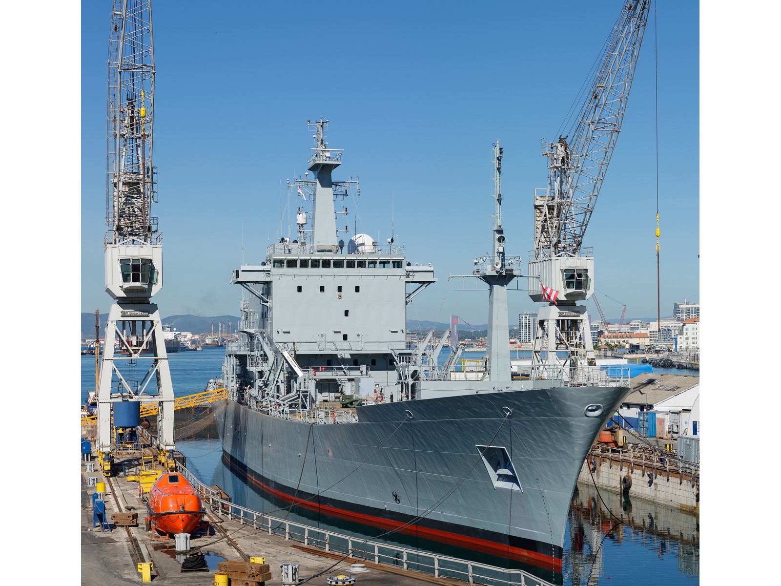 El buque HMS Scott visita Gibraltar - A055 – InfoGibraltar